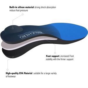 WALK·HERO COMFORT AND SUPPORT | Shoes | Plantar Fasciitis Feet Insoles ...